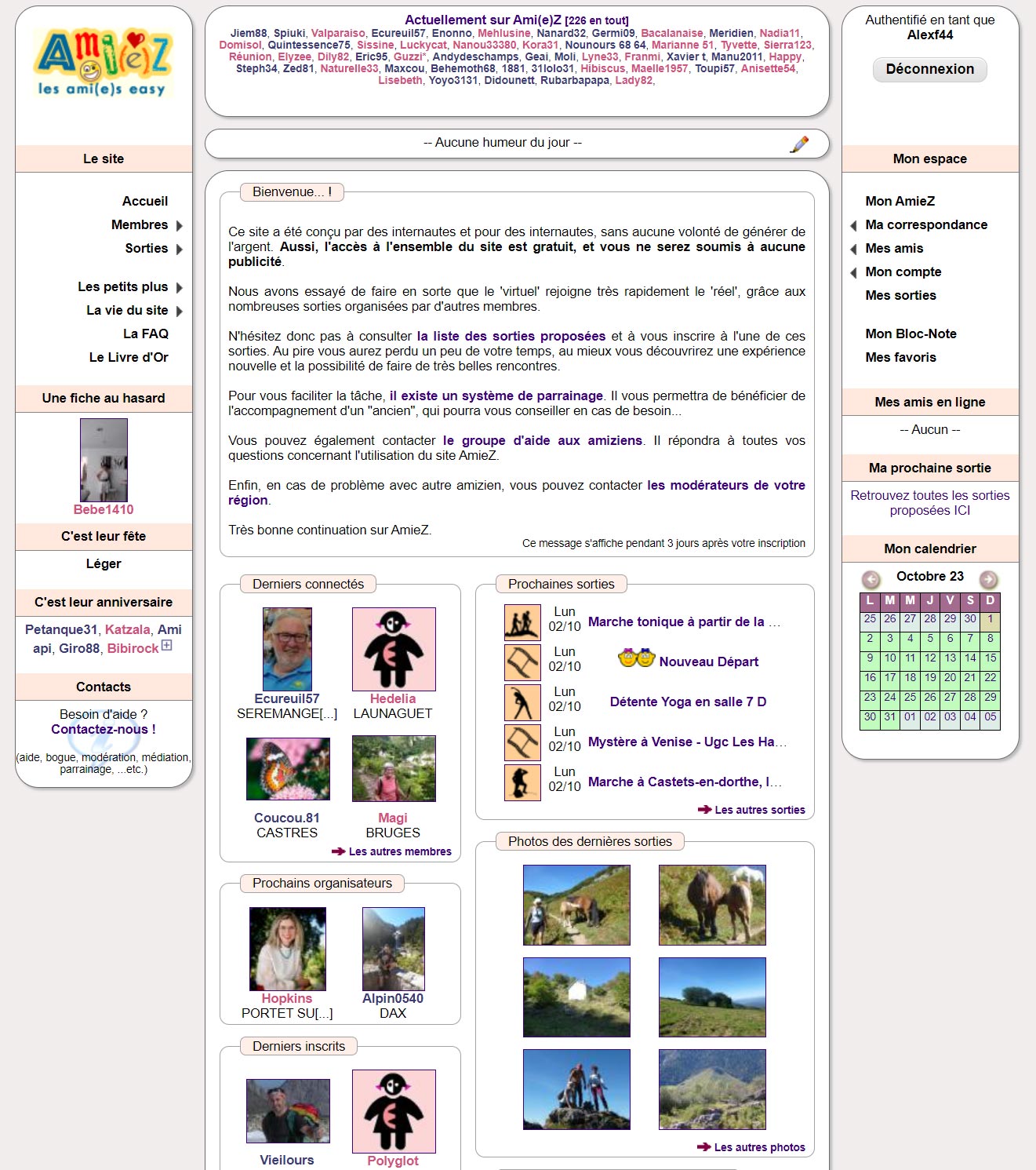 AmieZ, un site de rencontres amicales, gratuit, qui mériterait d'être connu