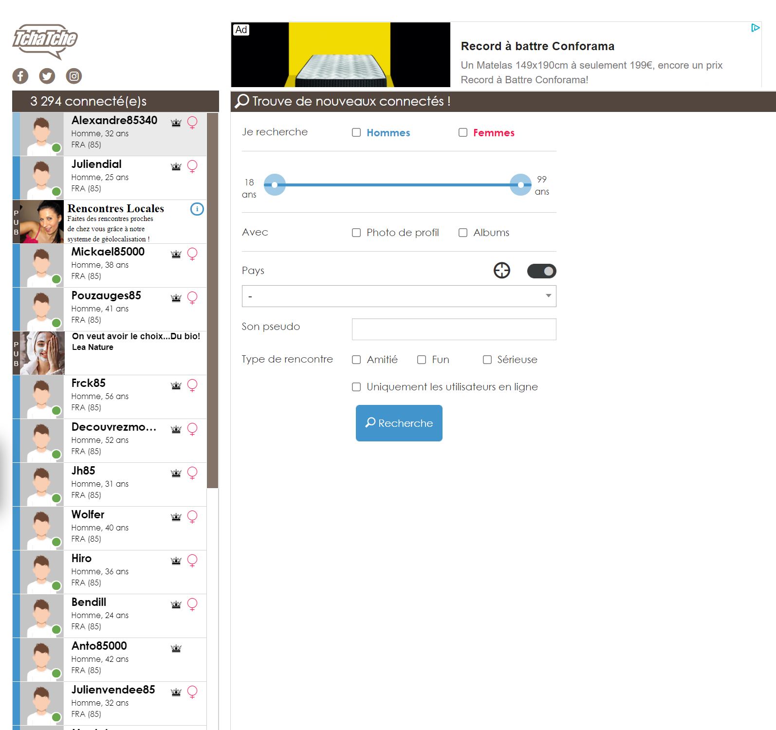 Les sites de rencontres gratuits sans création de compte